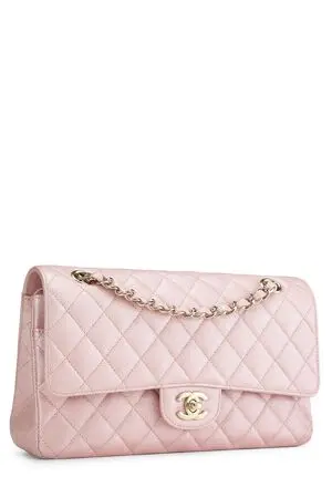 Chanel Iridescent Quilted Caviar Classic Double Flap Medium