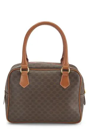 Celine Coated Canvas Macadam Handbag