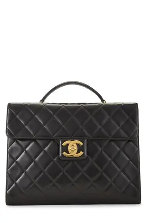 Chanel Quilted Lambskin Briefcase