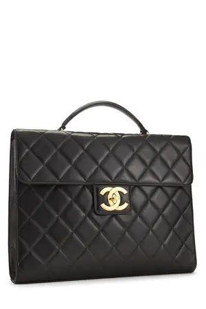 Chanel Quilted Lambskin Briefcase