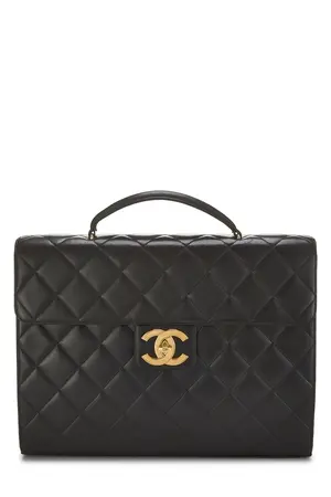 Chanel Quilted Lambskin Briefcase