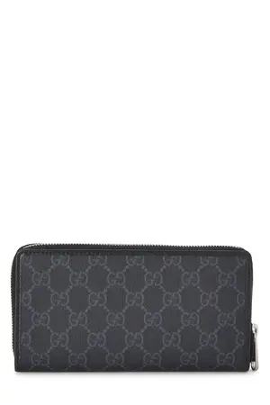 Gucci Gg Supreme Canvas Zip Around Wallet