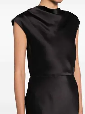 Amsale Cowl-neck Maxi Dress