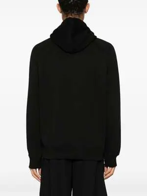 Carhartt Work In Progress Logo-print Cotton-blend Hoodie - Black