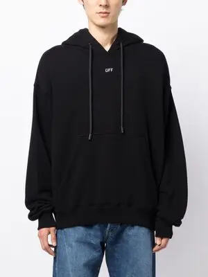 Off-White Noise Arrow Drawstring Hoodie