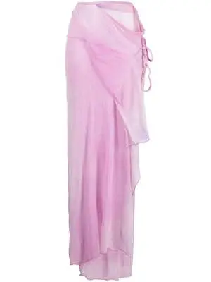 Acne Studios Draped Wrap Maxi Skirt