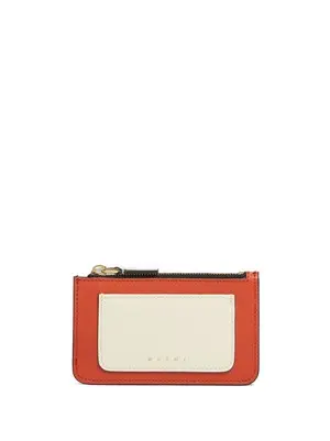 Marni Saffiano Leather Colour-block Wallet