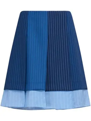 Marni Pinstripe Virgin Wool Miniskirt