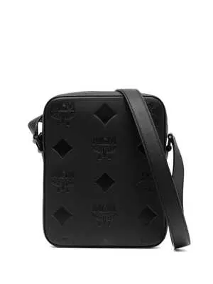 Mcm Klassic Monogram Leather Crossbody Bag