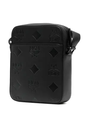 Mcm Klassic Monogram Leather Crossbody Bag