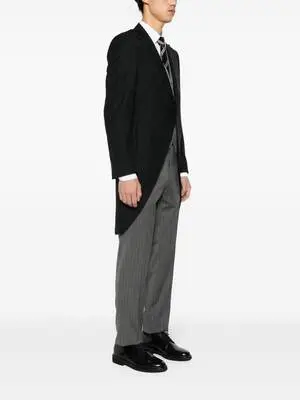 Canali Single-breasted Wool Suit - Black