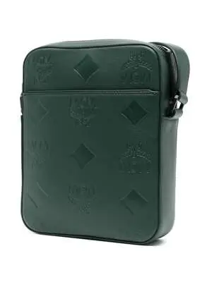 Mcm Mini Klassic Monogram Leather Crossbody Bag