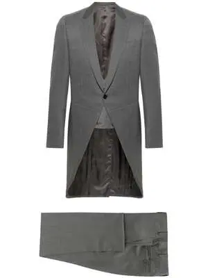 Canali Single-breasted Wool Suit - Grey