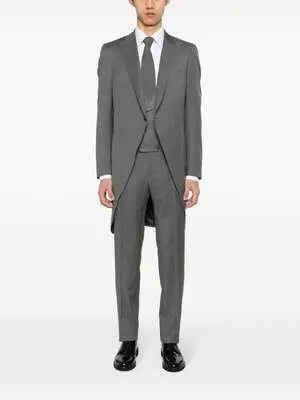 Canali Single-breasted Wool Suit - Grey