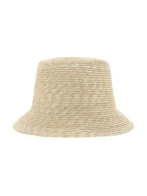 Saint Laurent Woven Straw Hat - Neutrals