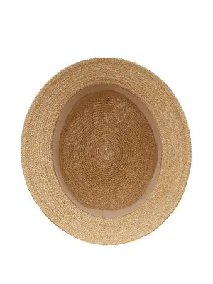 Saint Laurent Woven Straw Hat - Neutrals