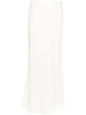RIXO Crystal Lace-trim Midi Skirt