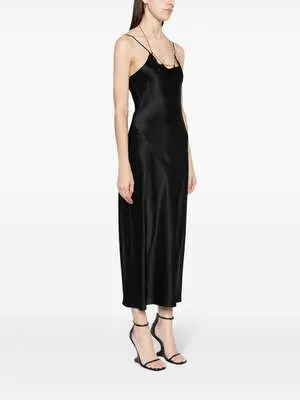 Alexander Wang Chain-strap Silk Midi Dress