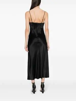 Alexander Wang Chain-strap Silk Midi Dress