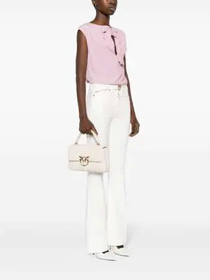 Pinko Love Puff Quilted Shoulder Bag - Neutrals