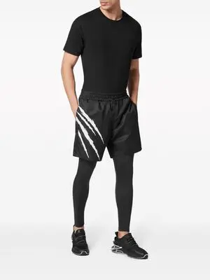 PLEIN SPORT Graphic-print Layered Track Pants