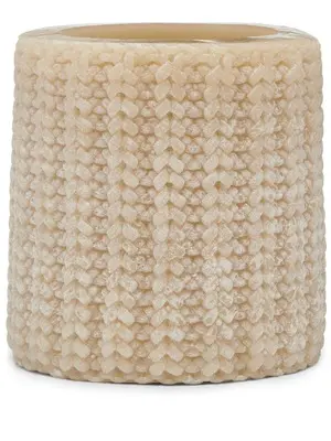 Brunello Cucinelli Knit-texture Lantern Candle - Neutrals