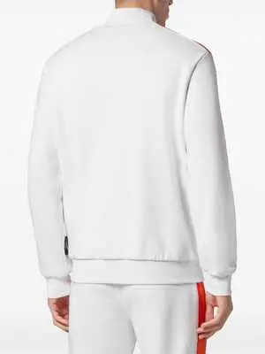 PLEIN SPORT Logo Patch Zip-up Jacket