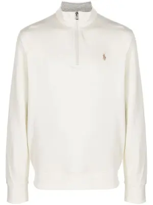 Polo Ralph Lauren Polo Pony Half-zip Sweatshirt - Neutrals