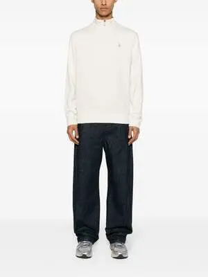 Polo Ralph Lauren Polo Pony Half-zip Sweatshirt - Neutrals