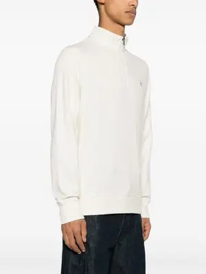 Polo Ralph Lauren Polo Pony Half-zip Sweatshirt - Neutrals