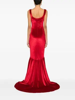 ATU BODY COUTURE Velvet Gown - Red
