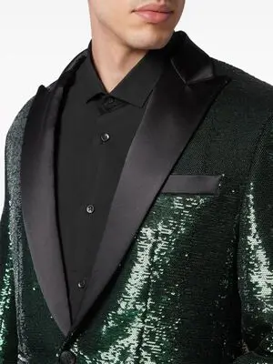 Philipp Plein Sequin-design Single-breasted Blazer