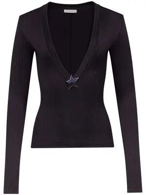 AREA Star Studded Jumper - Black