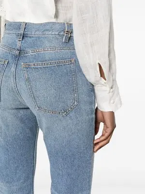 Chloé Mid-waisted Bootcut Jeans - Blue