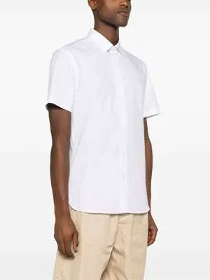Burberry Embroidered Cotton Shirt - White