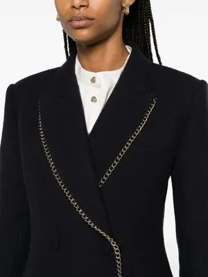 Chloé Chain-link Trim Double-breasted Blazer