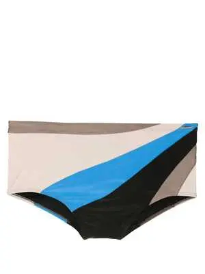 AMIR SLAMA Colour-block Swim Shorts - Multicolour