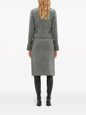 COURREGES Caviar Wool Tailored Jacket