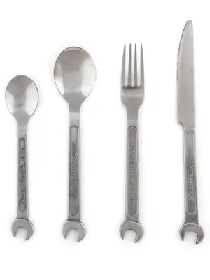 SELETTI Machine Collection Slogan-engraved Cutlery