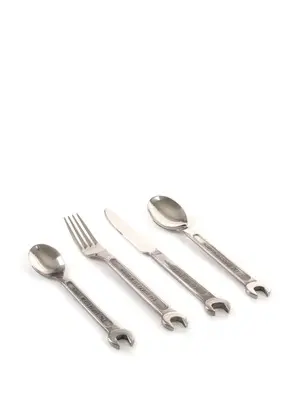 SELETTI Machine Collection Slogan-engraved Cutlery
