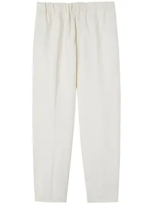 JIL SANDER Elasticated-waistband Cotton Trousers
