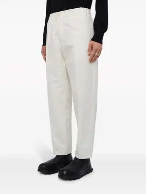 JIL SANDER Elasticated-waistband Cotton Trousers