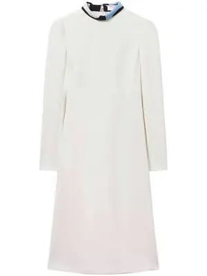 Emilio Pucci Contrast-collar Midi Dress