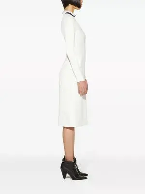 Emilio Pucci Contrast-collar Midi Dress