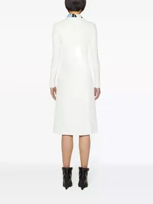 Emilio Pucci Contrast-collar Midi Dress