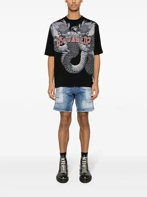 Dsquared2 Logo-print Cotton T-shirt