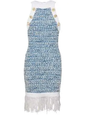 Balmain Fringe Cocktail Dresses