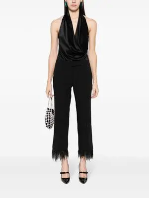 Michael Kors Feather-trim Trousers