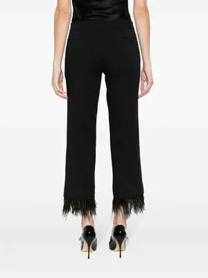 Michael Kors Feather-trim Trousers