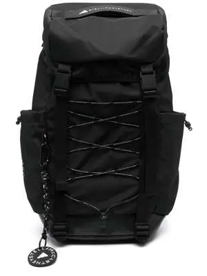 Adidas By Stella Mccartney Logo-print Backpack - Black